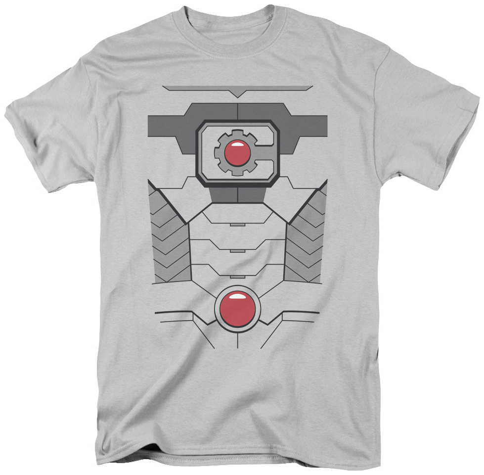 Cyborg Costume T-Shirt: DC Comics Mens T-Shirt