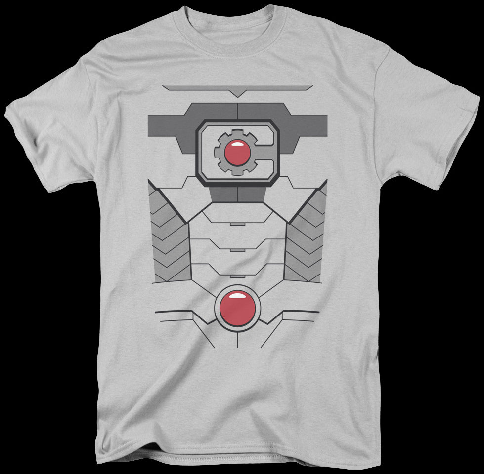 Cyborg Costume T-Shirt: DC Comics Mens T-Shirt