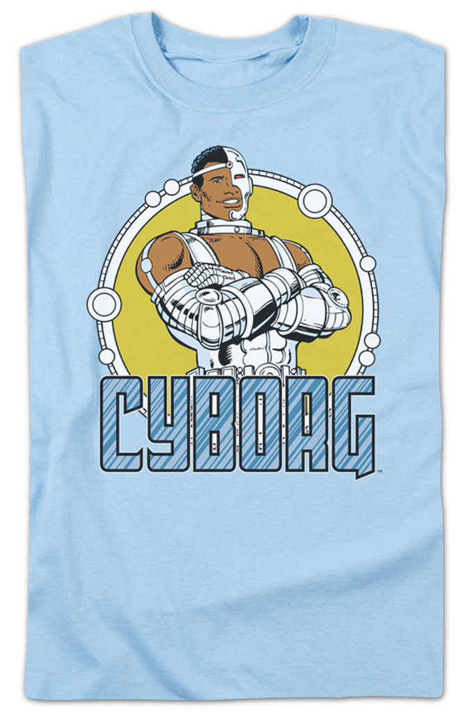 Cyborg T-Shirt: DC Comics Mens T-Shirt