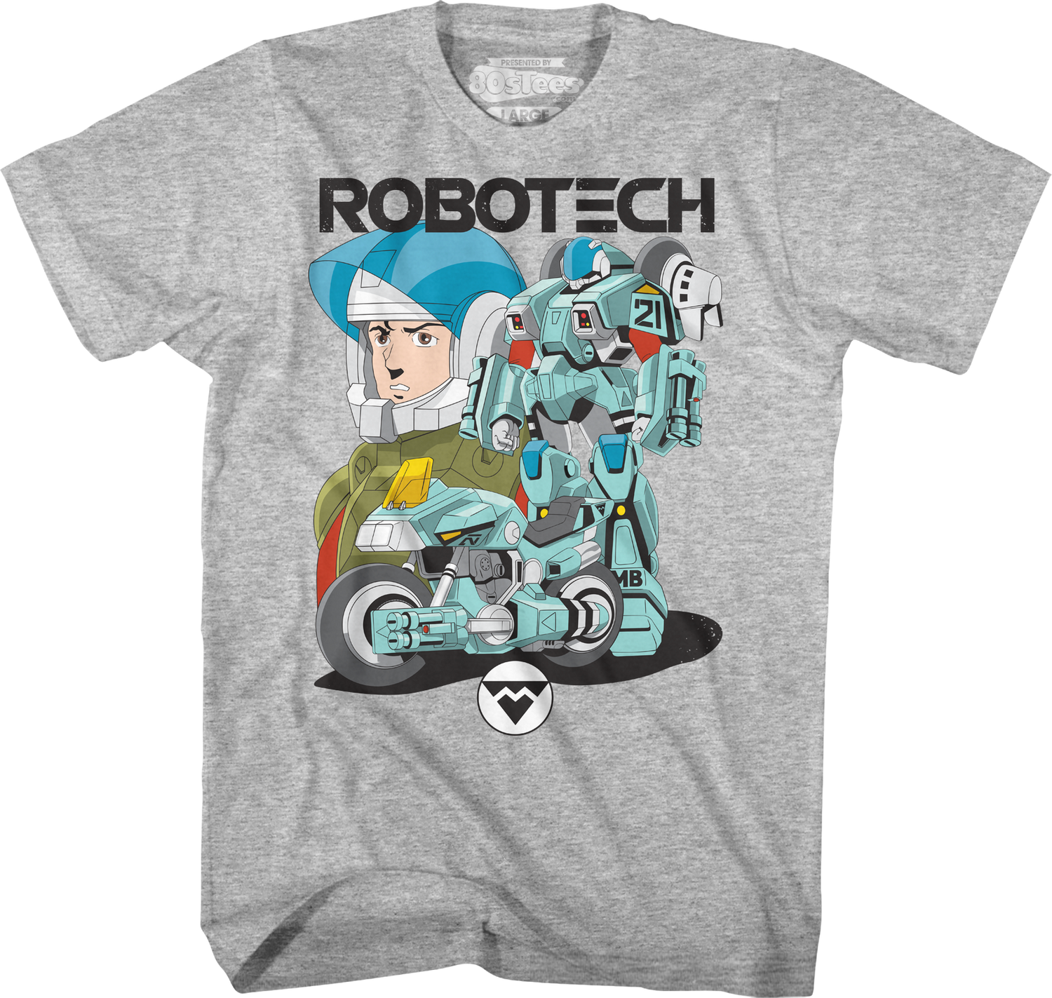 Cyclone Robotech T-Shirt: Robotech Mens T-Shirt