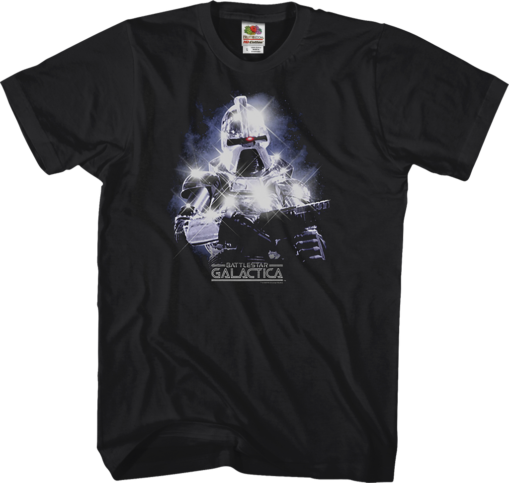 Cylon Battlestar Galactica T-Shirt: Battlestar Galactica Mens T-Shirt