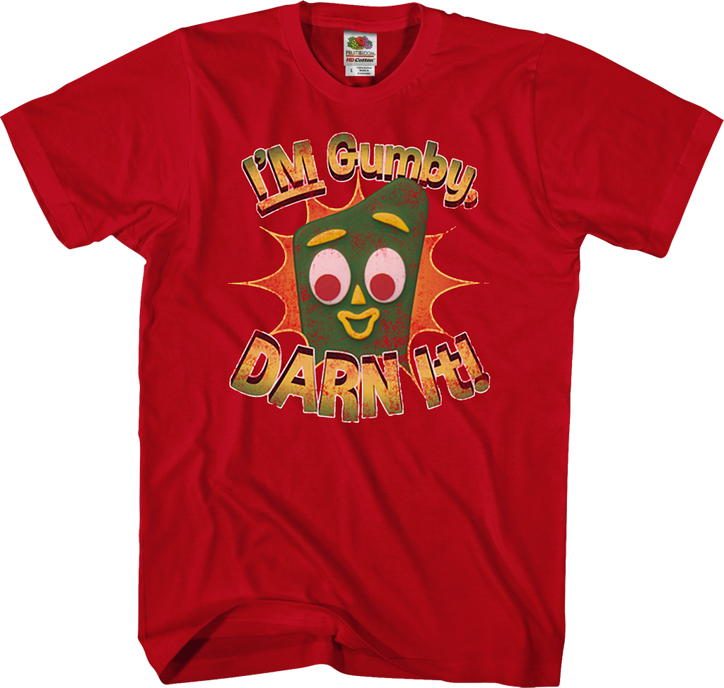 Darn It Gumby T-Shirt: Gumby Mens T-Shirt