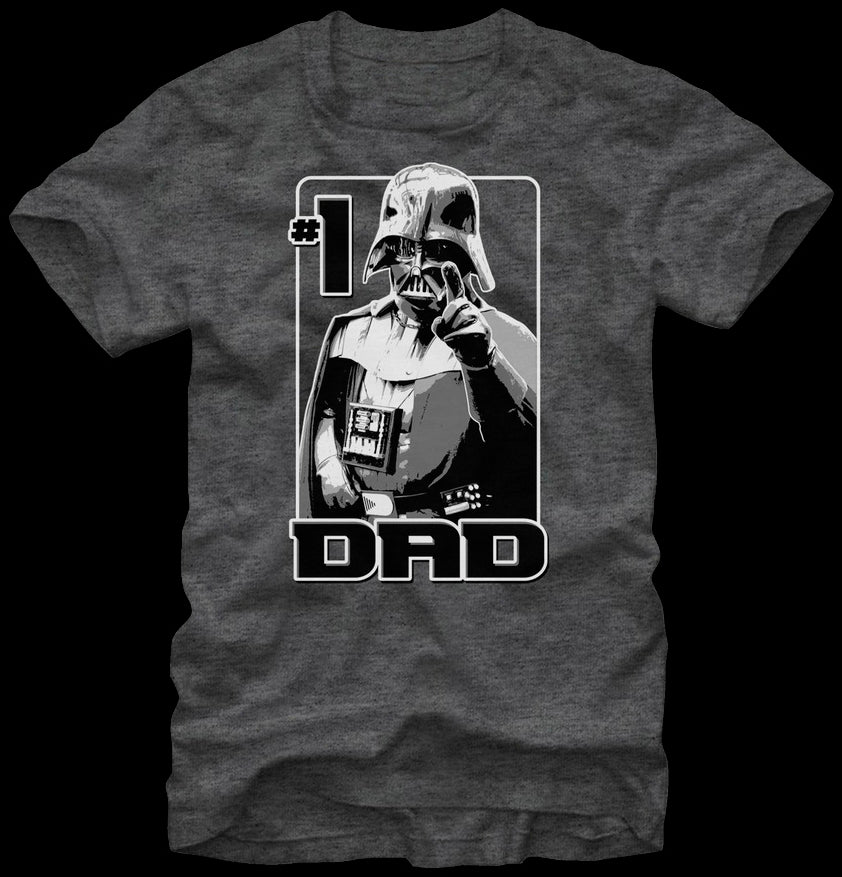 Darth Vader #1 Dad Star Wars T-Shirt: Star Wars Mens T-Shirt