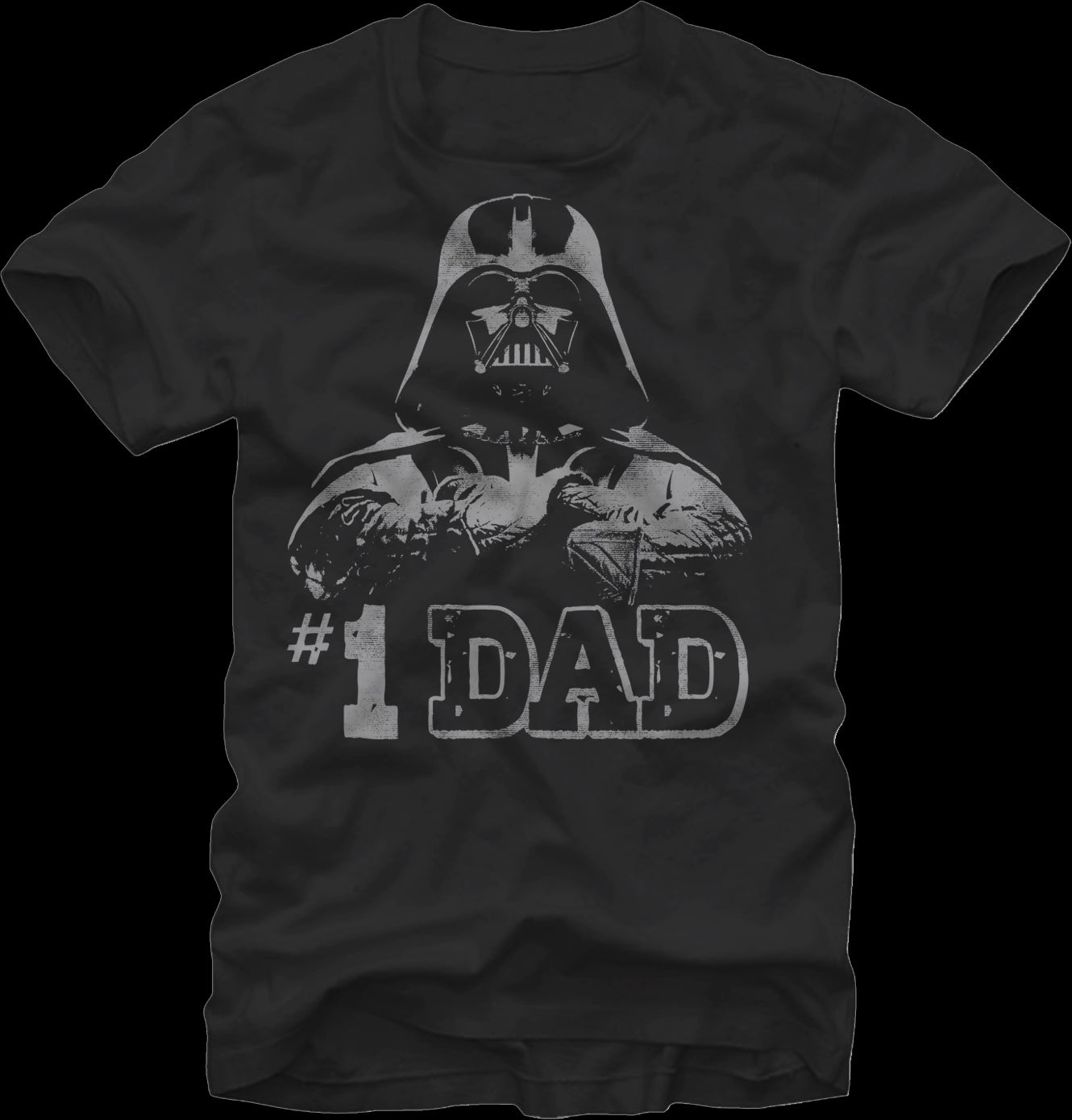 Darth Vader #1 Dad T-Shirt: Star Wars Mens T-Shirt