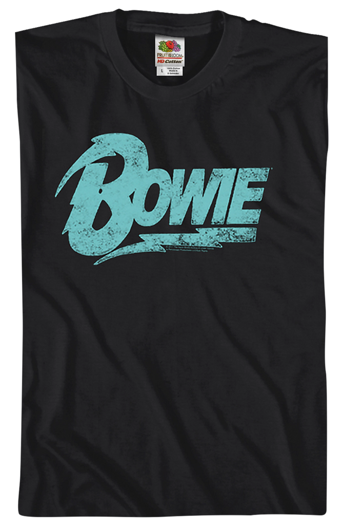 David Bowie Logo T-Shirt Officially Licensed David Bowie Men's T-shirt
