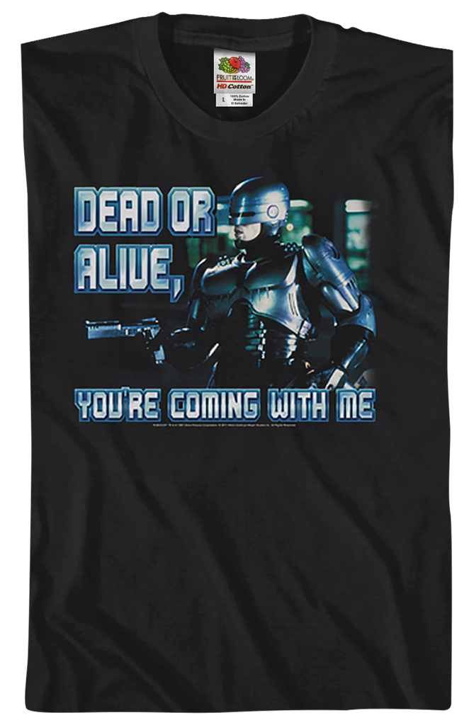 Dead Or Alive Robocop T-Shirt: Robocop Mens T-Shirt