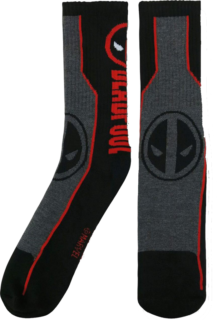 Deadpool Logo Marvel Comics Socks