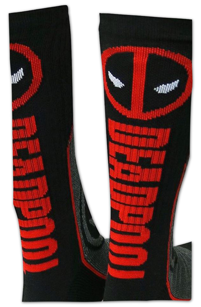 Deadpool Logo Marvel Comics Socks