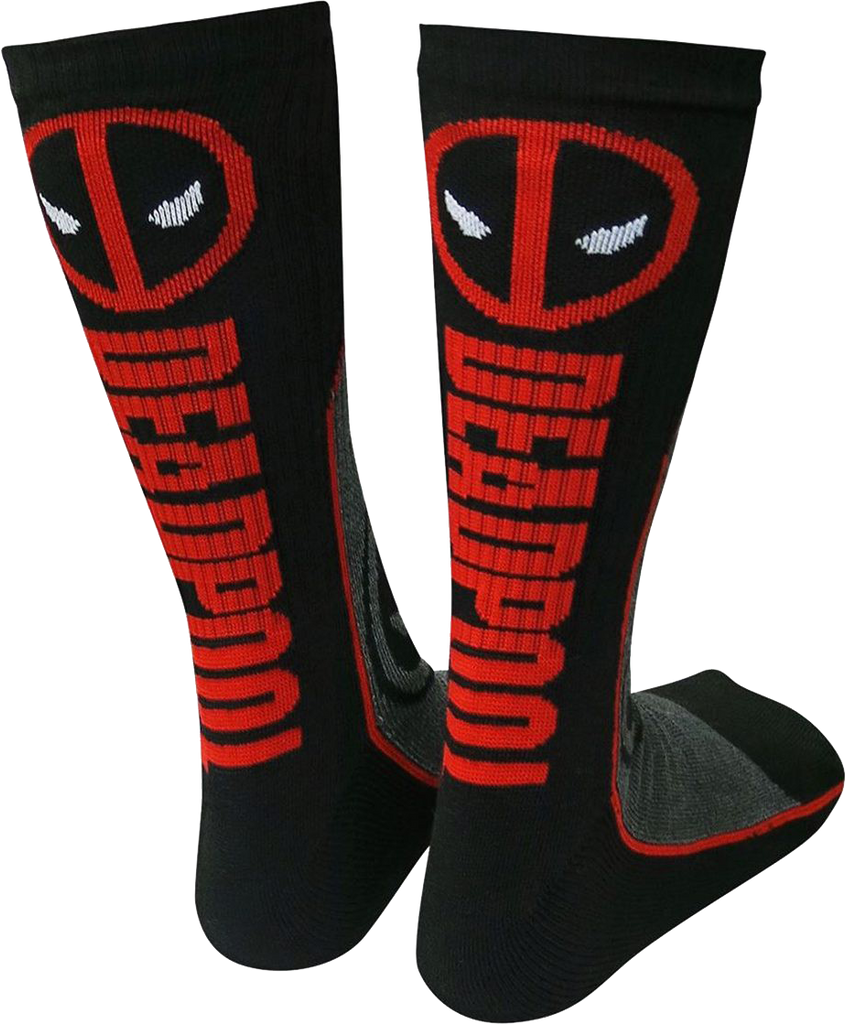 Deadpool Logo Marvel Comics Socks
