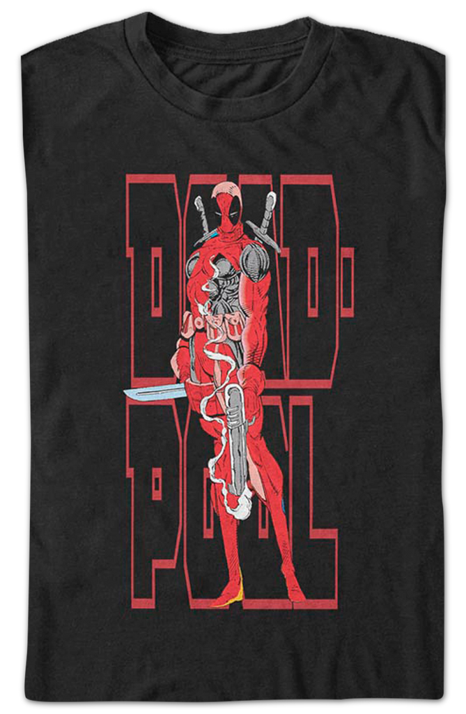 Deadpool Smoking Gun Marvel Comics T-Shirt