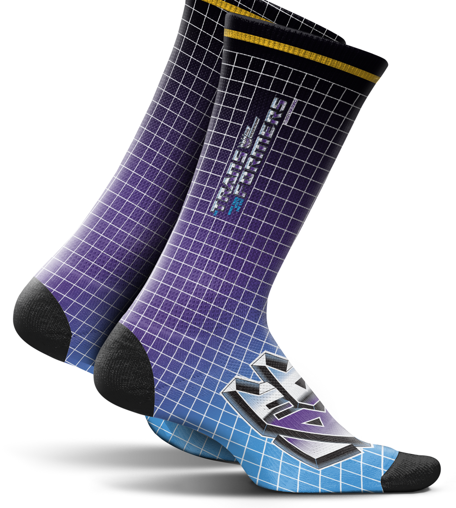 Decepticons Logo Transformers Socks