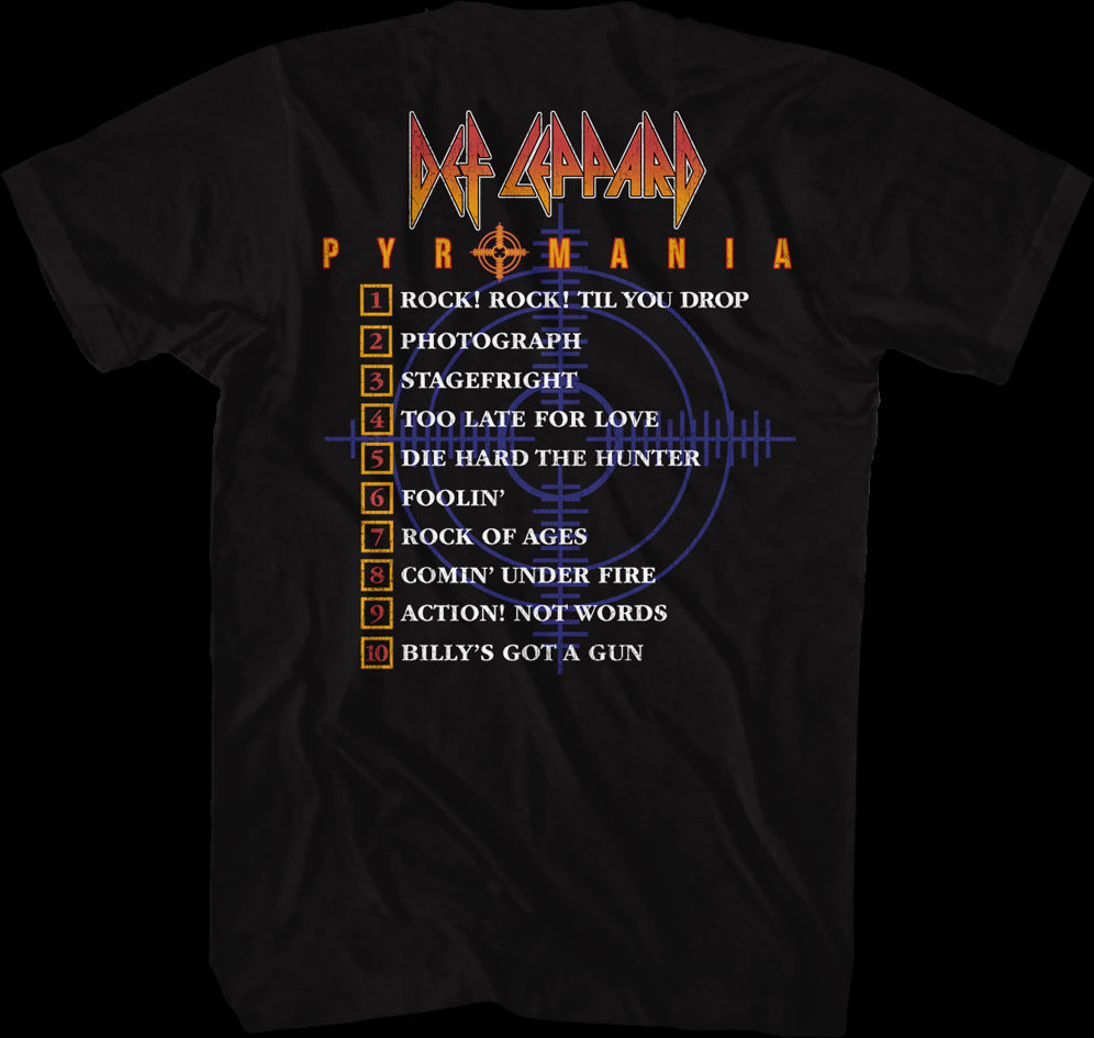 Def Leppard Pyromania T-Shirt Men's