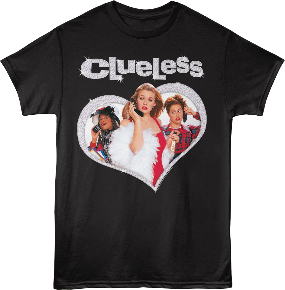 Diamond Heart Clueless T-Shirt