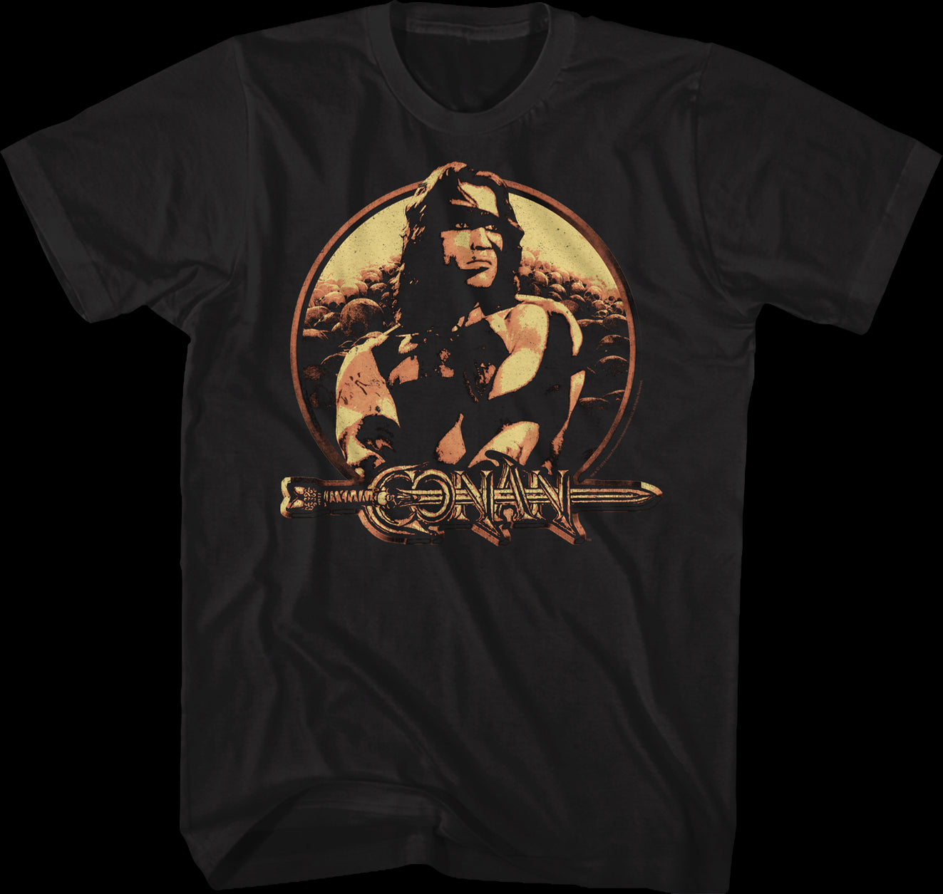 Distressed Conan The Barbarian T-Shirt: Conan Mens T-Shirt