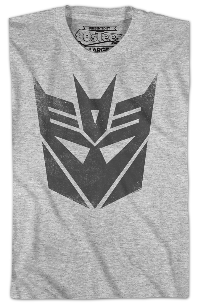 Distressed Decepticons Logo Transformers T-Shirt