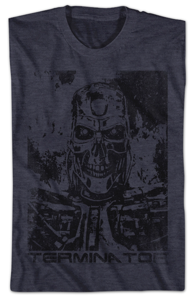 Distressed Endoskeleton Terminator T-Shirt