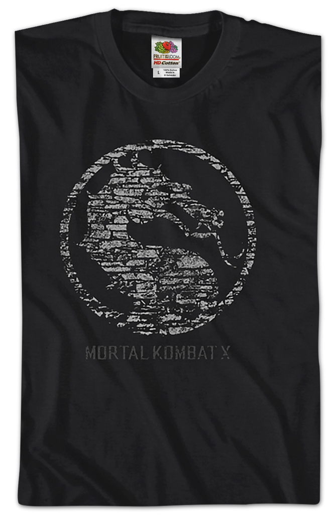 Distressed Logo Mortal Kombat X T-Shirt