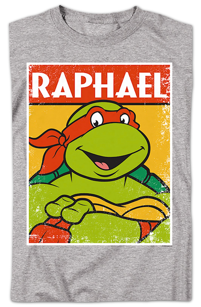 Distressed Raphael Photo Teenage Mutant Ninja Turtles T-Shirt