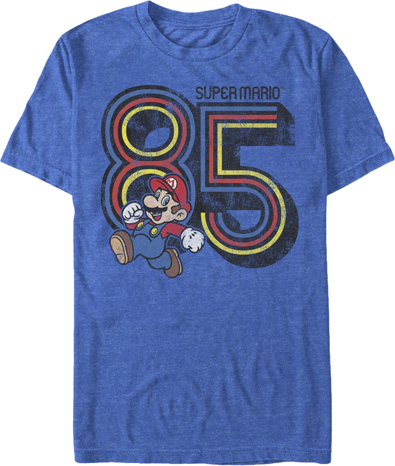 Distressed Retro 85 Super Mario Bros. T-Shirt