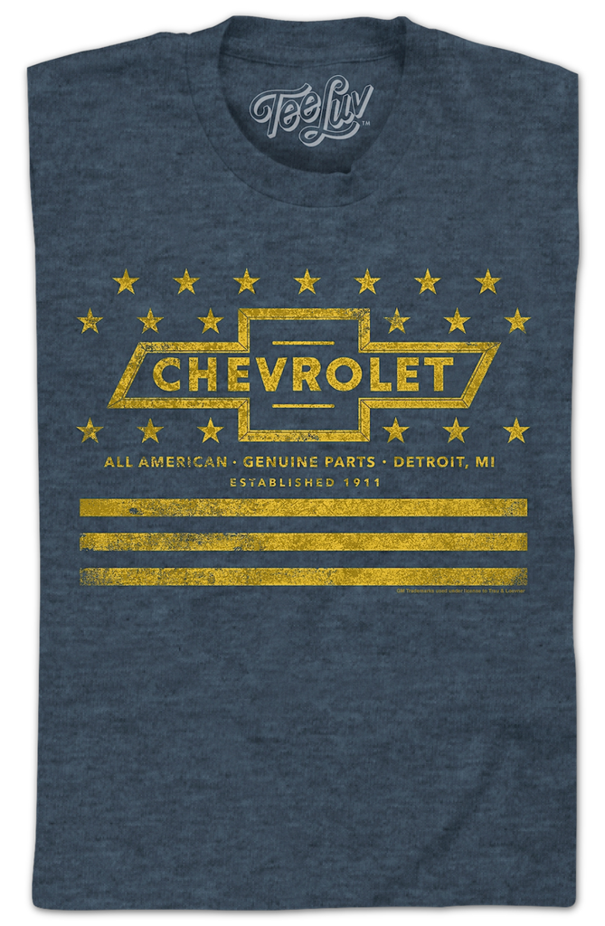 Distressed Stars Chevrolet T-Shirt