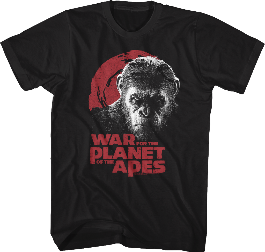 Distressed War For The Planet Of The Apes T-Shirt