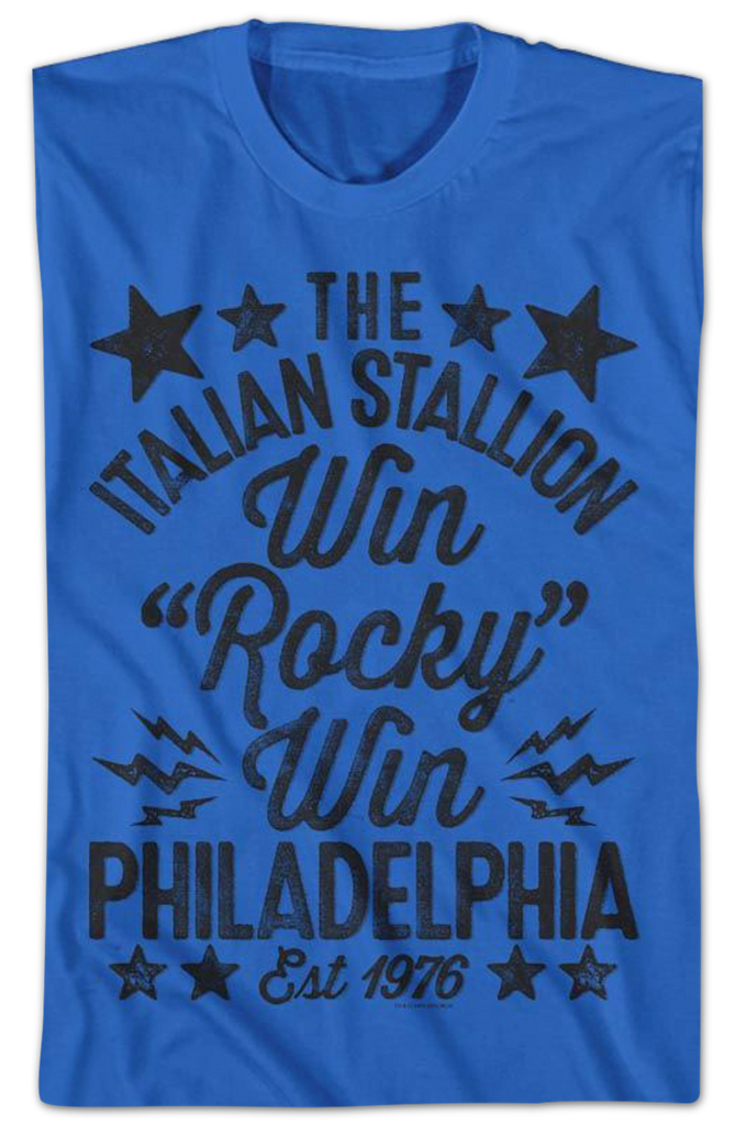 Distressed Win Rocky T-Shirt