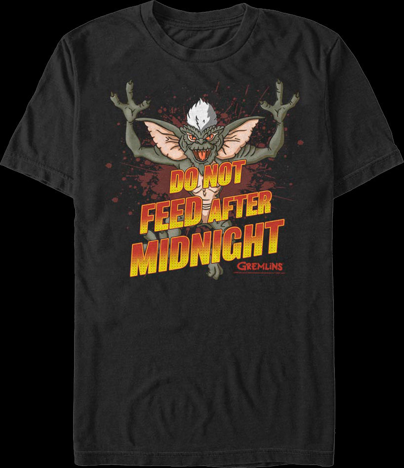 Do Not Feed After Midnight Gremlins T-Shirt
