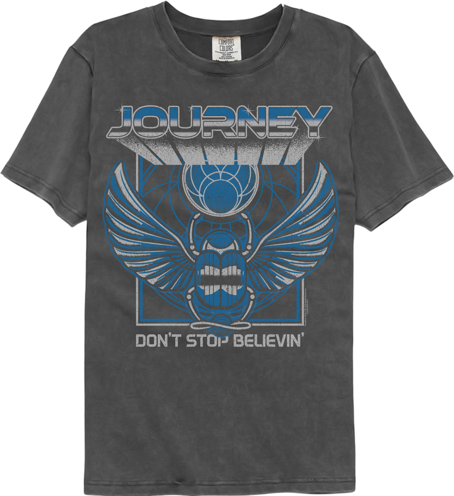 Don't Stop Believin' Journey 3D Comfort Colors Brand T-Shirt