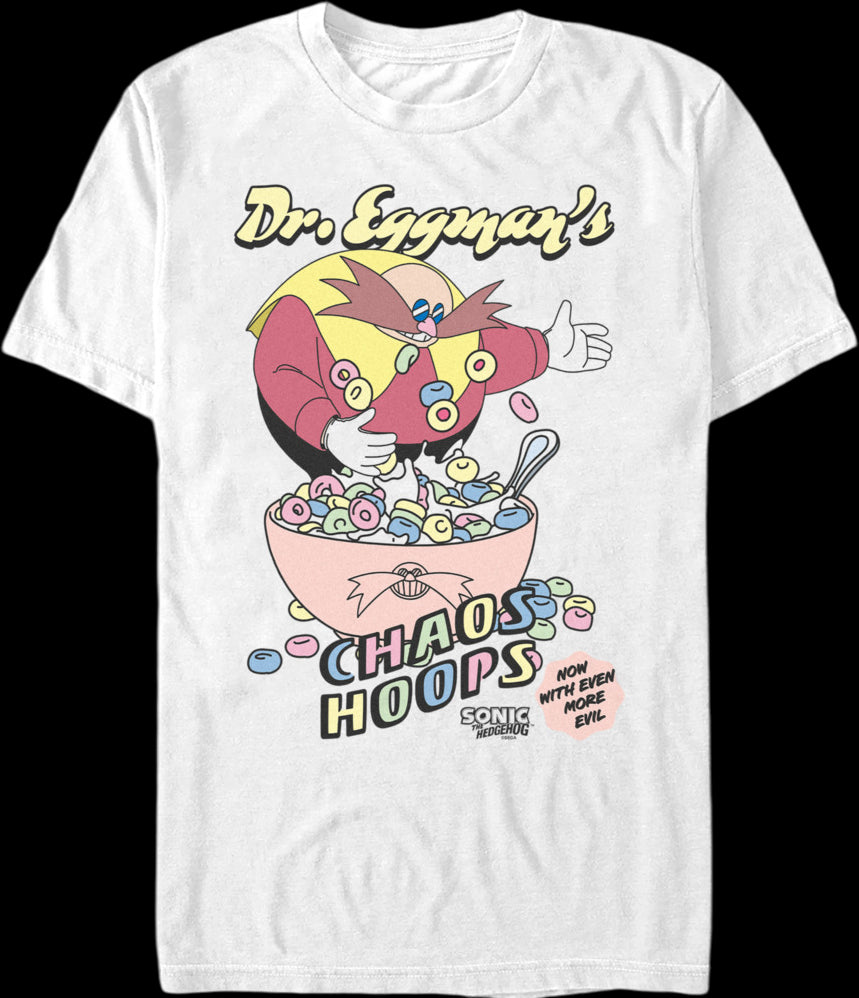 Dr. Eggman's Chaos Hoops Sonic The Hedgehog T-Shirt