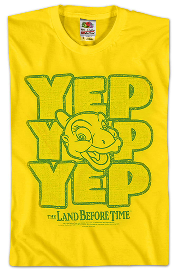 Ducky Yep Yep Yep Land Before Time T Shirt