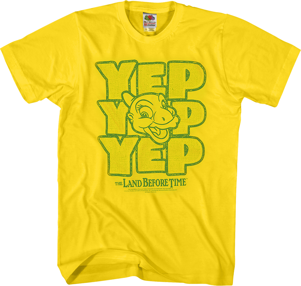 Yellow Ducky Yep Yep Yep Land Before Time T-Shirt