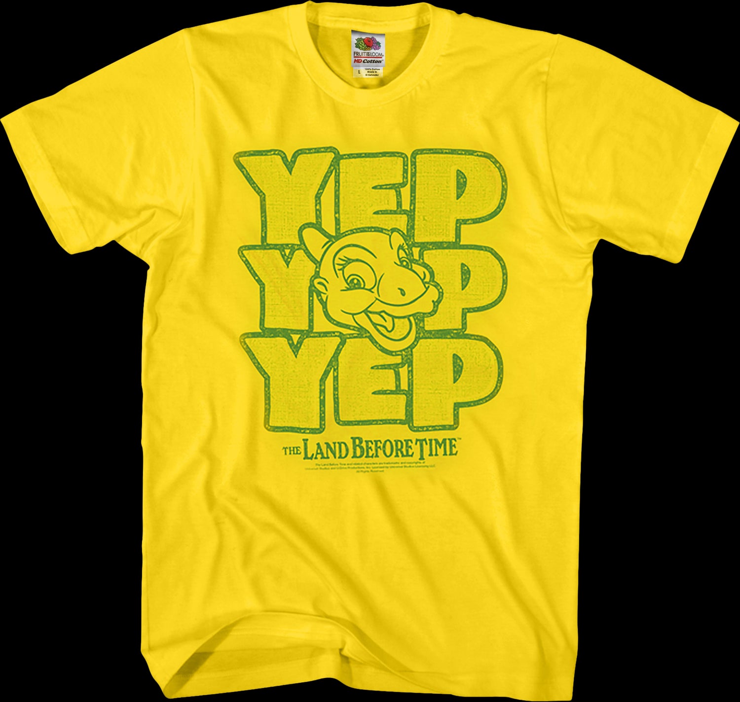 Yellow Ducky Yep Yep Yep Land Before Time T-Shirt