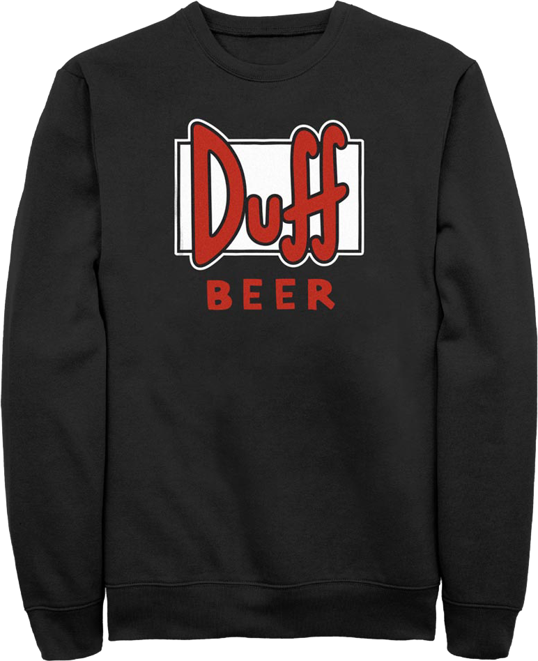 Duff Beer Logo Simpsons Sweatshirt