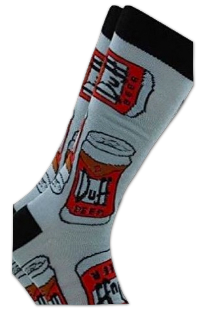 Duff Beer Simpsons Socks