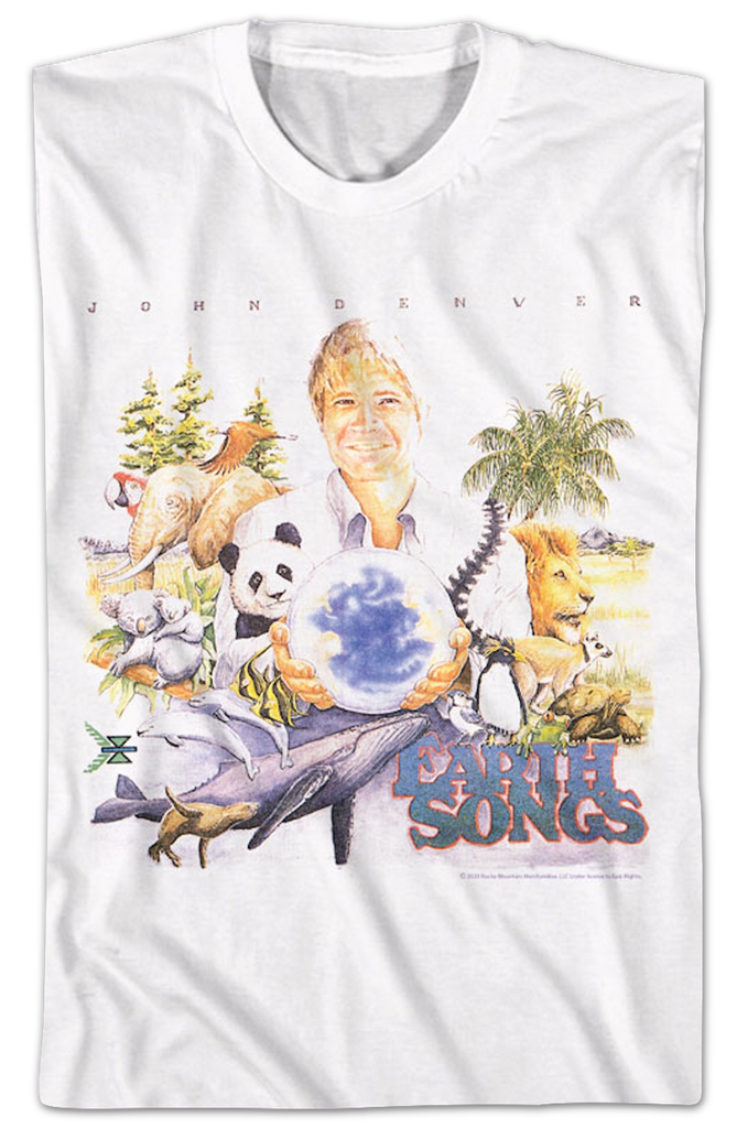Earth Songs John Denver T-Shirt