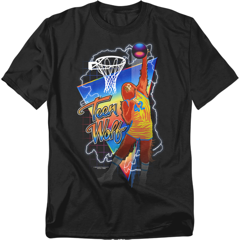 Electric Dunk Teen Wolf T-Shirt: Teen Wolf Mens T-Shirt