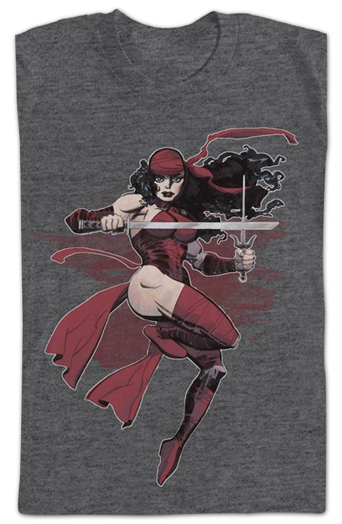 Elektra Action Pose Marvel Comics T-Shirt