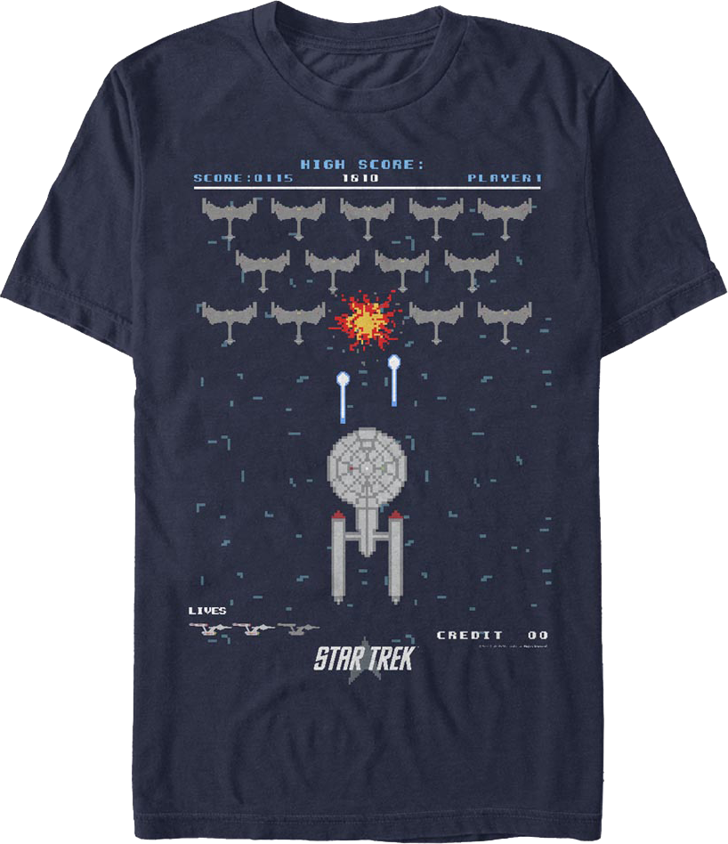 Enterprise Invaders Star Trek T-Shirt