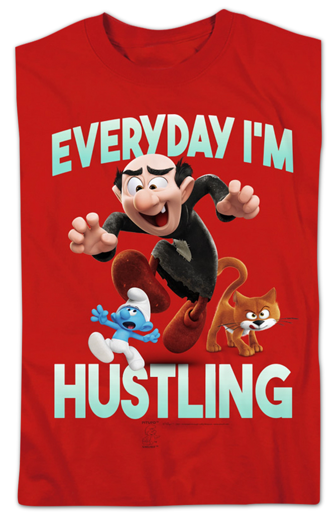 Everyday I'm Hustling Smurfs T-Shirt