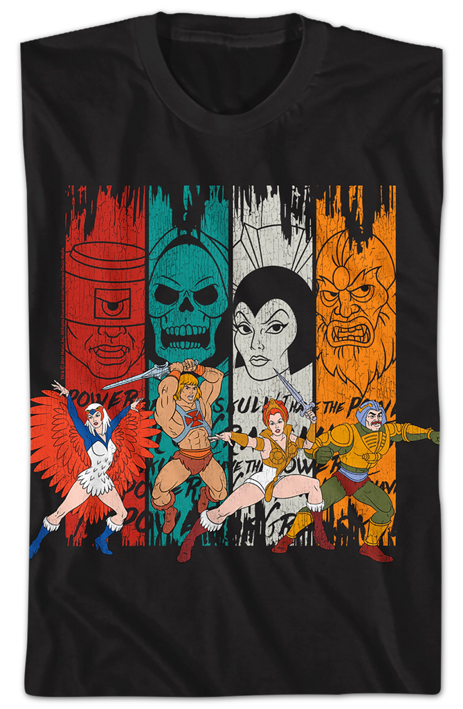 Evil Brush Strokes Masters of the Universe T-Shirt