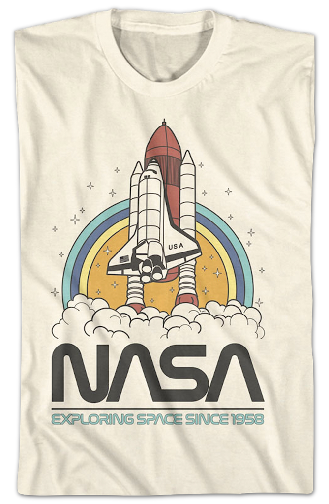 Exploring Space Since 1958 NASA T-Shirt