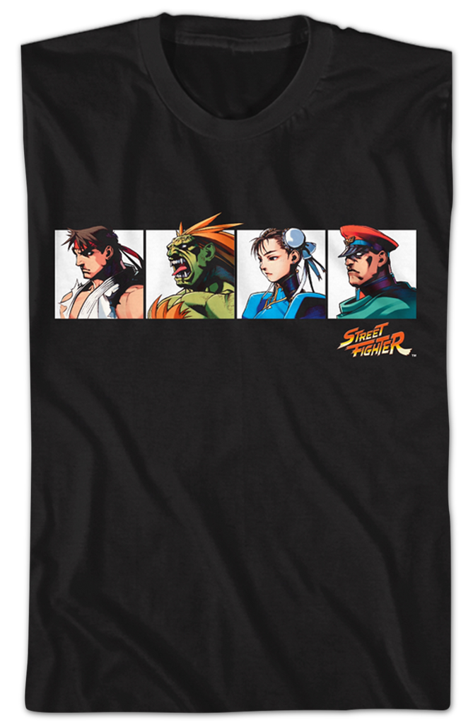 Fab Four Street Fighter T-Shirt