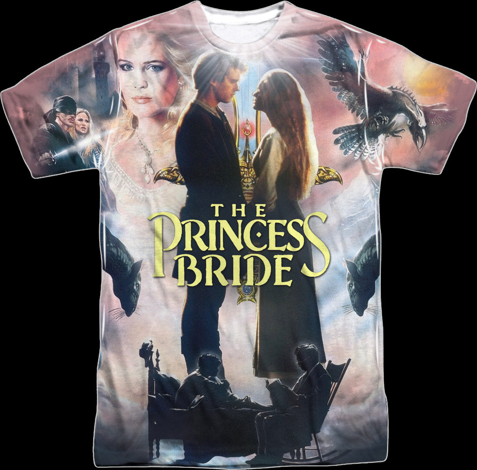 Fairy Tale Collage Princess Bride T-Shirt