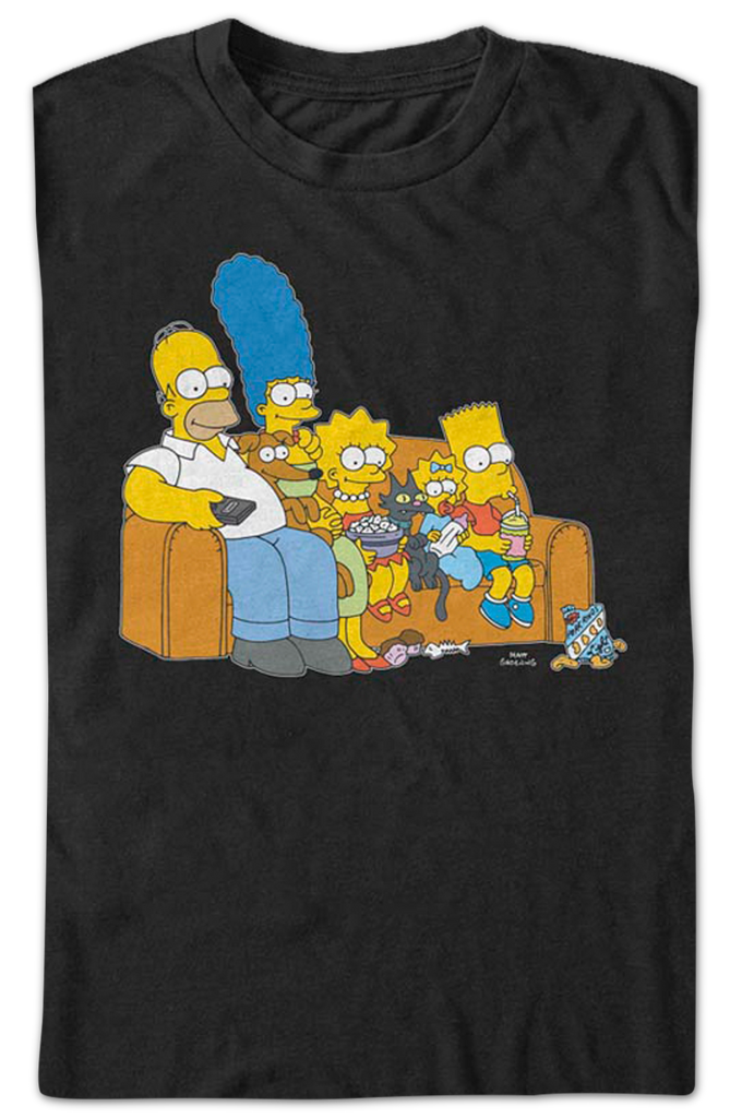 Simpsons Family Couch
