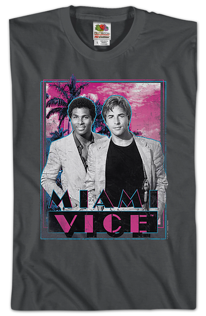 Fashion Icons Miami Vice T-Shirt: Miami Vice Mens T-Shirt