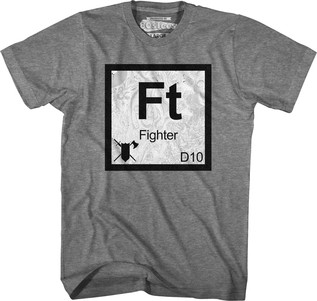Fighter Element Symbol Dungeons & Dragons T-Shirt