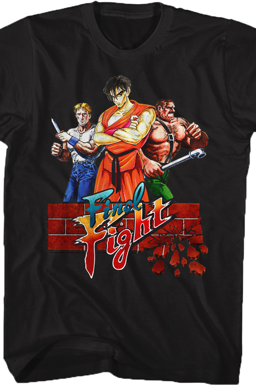 Final Fight Logo T-Shirt: Capcom Mens T-Shirt