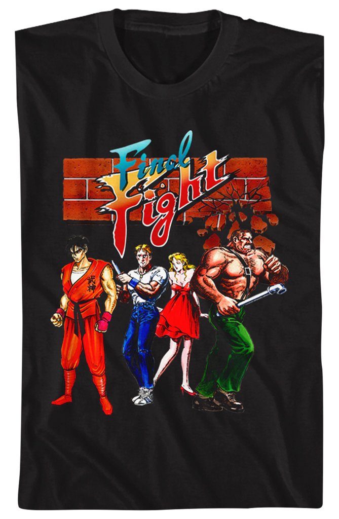 Final Fight T-Shirt: Capcom Mens T-Shirt