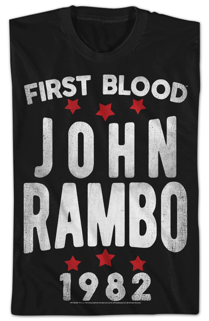 First Blood 1982 Rambo T-Shirt