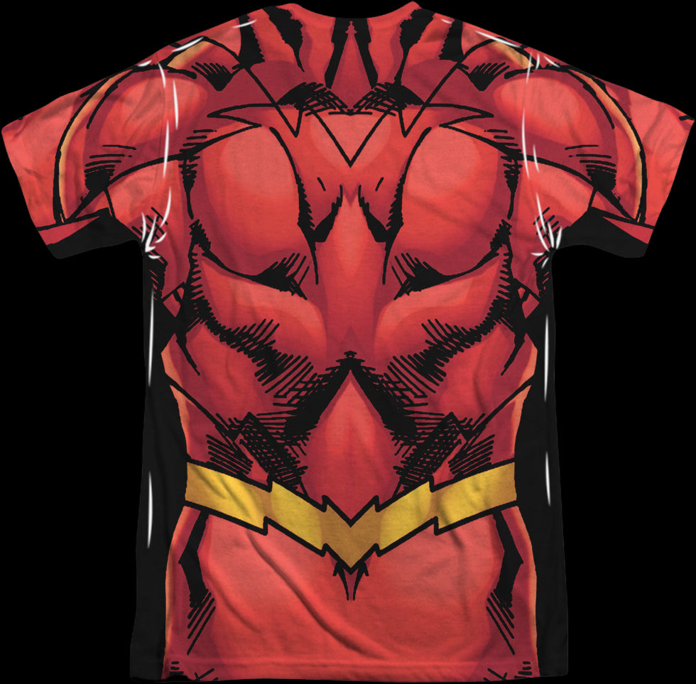Flash Costume T-Shirt: DC Comics Flash T-Shirt